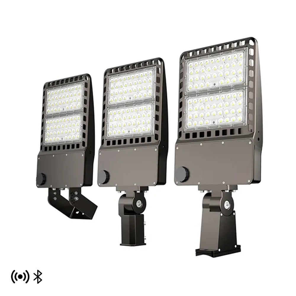 LED Shoebox Area Light - 300-240-200W - Wattage Selectable - 120-347